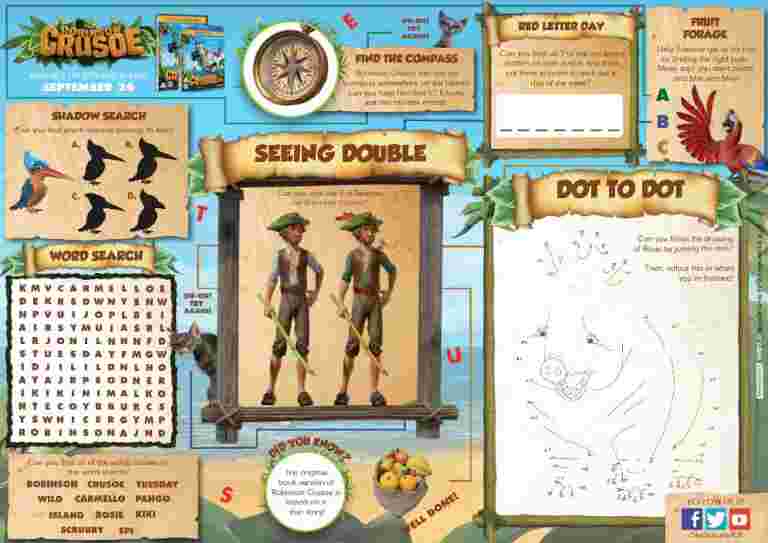 Robinson Crusoe – Entertain the kids