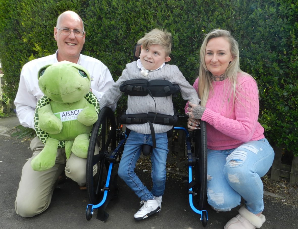 Disabled Stacie aged 8 wins Abacus ‘Trevor the Turtle’ – Entertain the kids