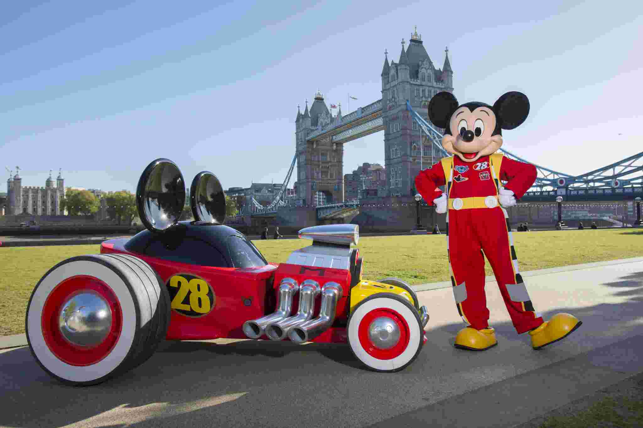 Mickey Mouse and his new life-size ‘Roadster’ car – Entertain the kids